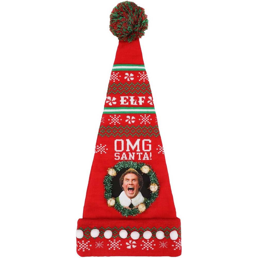 Buddy the Elf OMG Santa Stocking Cap – Red Rider Leg Lamps