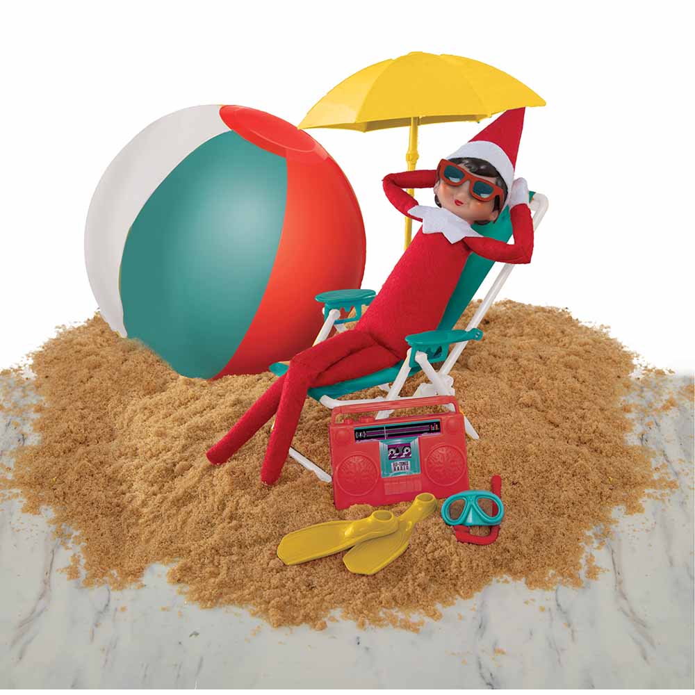 Elf on the Shelf Polar Props Beach Vacation Set | PROPSBEACH – Red ...