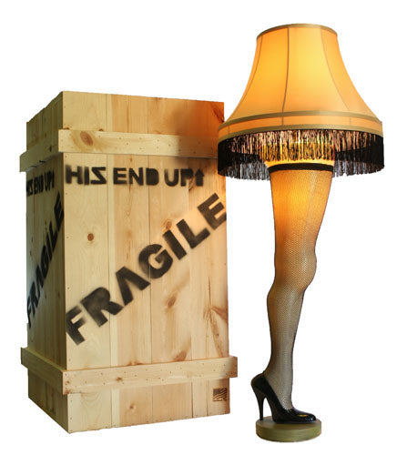 50" Deluxe Christmas Leg Lamp – Red Rider Leg Lamps