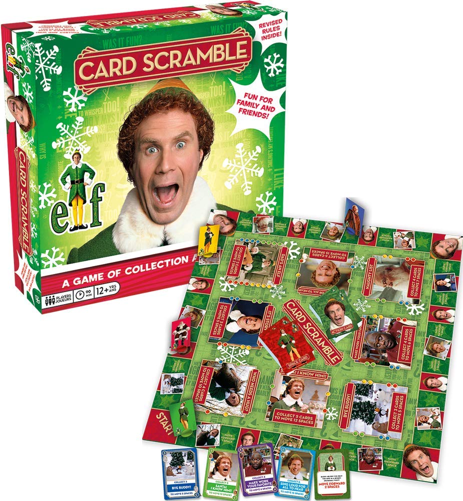 Elf Card Scramble Board Game – Red Rider Leg Lamps