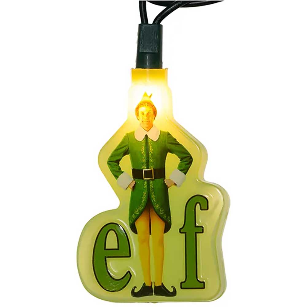 Elf the Movie String Light Set Kurt Adler EF9141 – Red Rider Leg Lamps