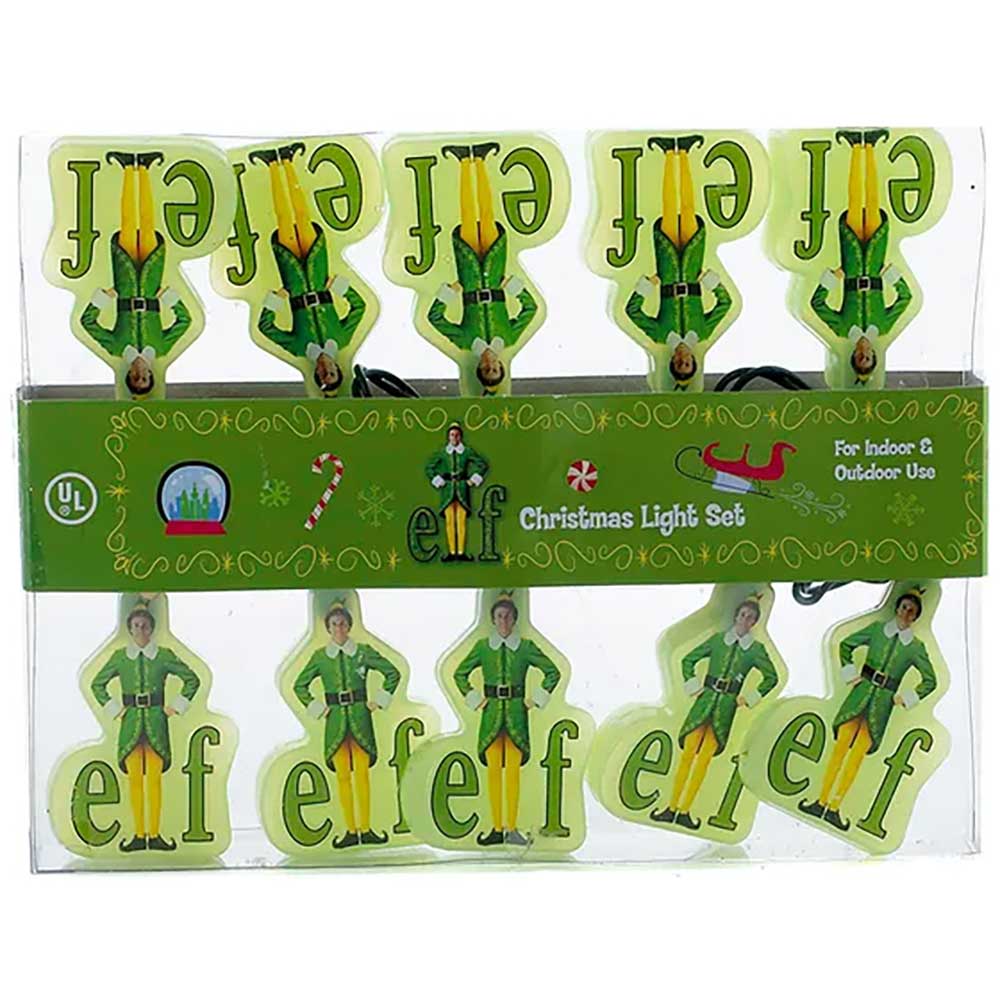 Elf the Movie String Light Set Kurt Adler EF9141 – Red Rider Leg Lamps