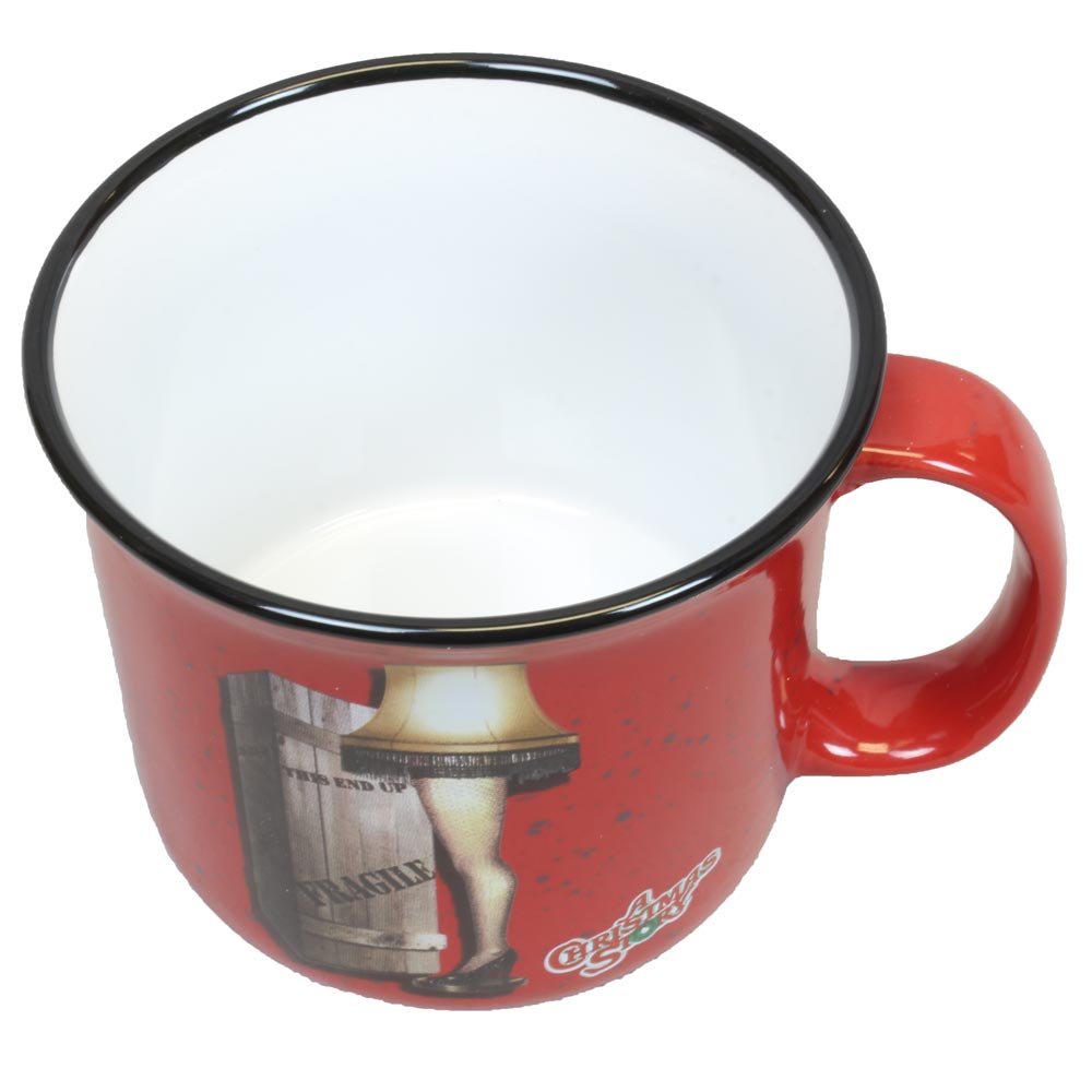 Leg Lamp 14oz Ceramic Camper Mug from A Christmas Story – Red Rider Leg ...