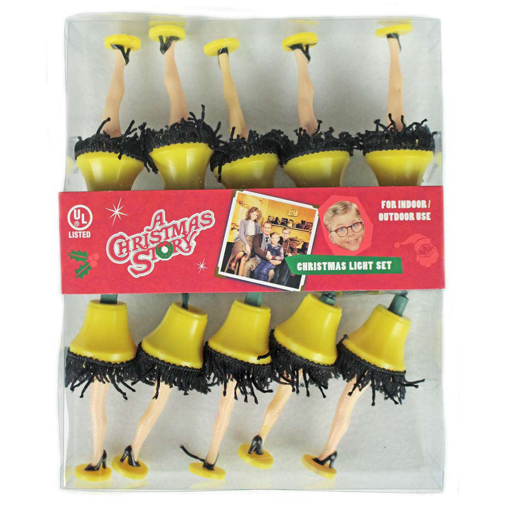 A Christmas Story™ Leg Lamp String Lights – 10 Mini Lamps – Red Rider ...